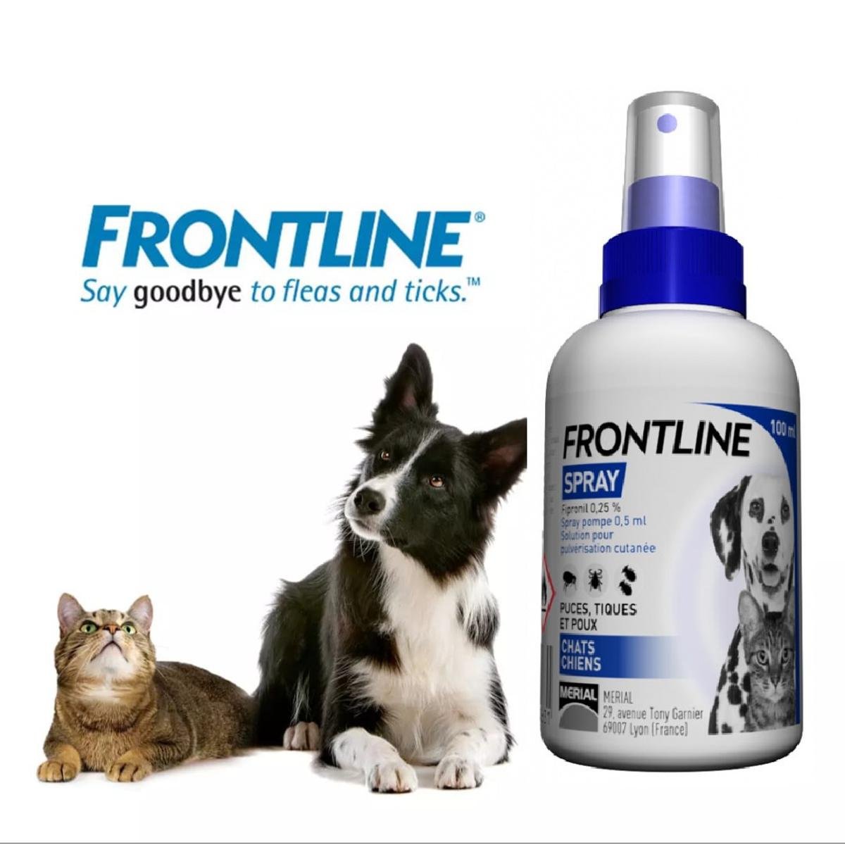 Frontline Flea & Tick Spray (250ml) - Pet Town BD