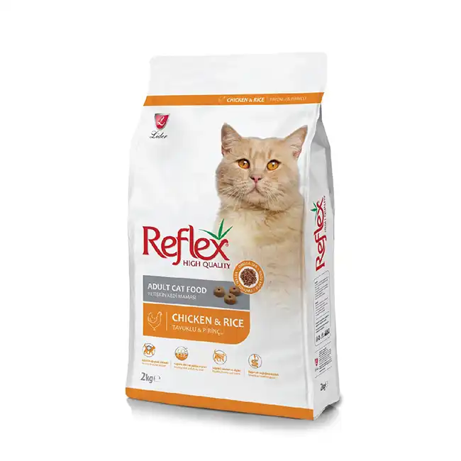 Reflex Chicken & Rice Adult Dry Cat Food (2kg) - Pet Town BD