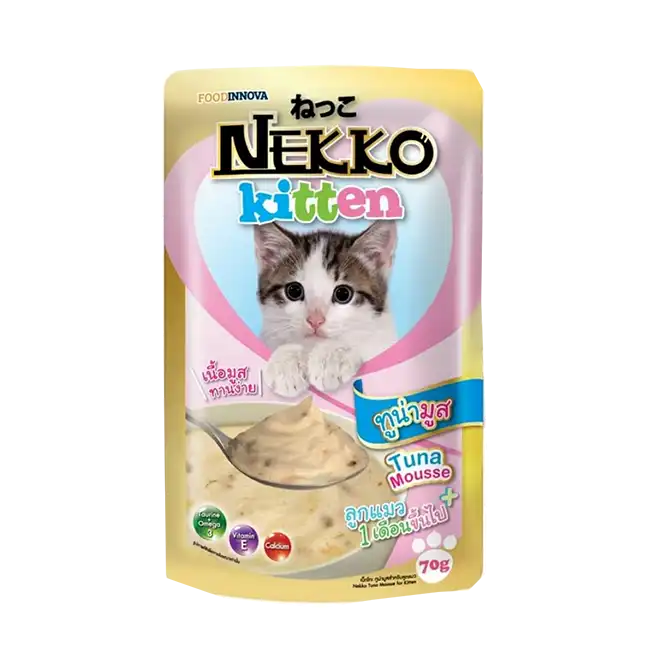 Nekko Kitten Pouch Tuna Mousse (70gm) - Pet Town BD