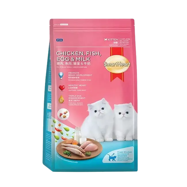 SmartHeart Kitten Dry Food Chicken, Fish, Egg & Milk (2.8kg) - Pet Town BD